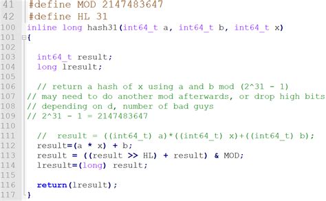 Hash Understanding Pairwise Independent Hashing Implementation Stack Overflow