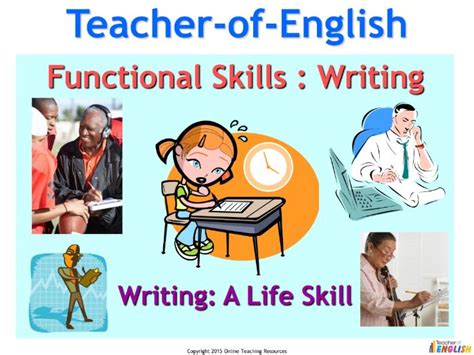 Functional Skills Writing PowerPoint Presentation Worksheets And Unit Overview Teaching