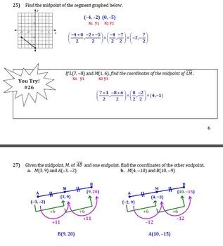 Basics Of Geometry Guided Notes Complete Introductory Unit By TheMagicNumber9