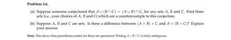 Solved Problem 36a ﻿suppose Someone Conjectured That