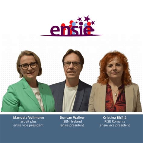 Arbeit Plus Chairwoman Manuela Vollmann New Vice President Of Ensie