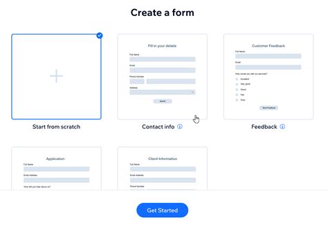 wix forms adding and setting up a standalone form help center