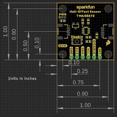 Sparkfun Linear 3d Hall Effect Sensor Tmag5273
