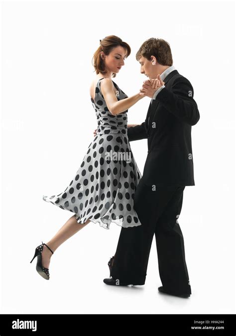 Steps Step Tango Professional Romance Practice Pratice Suit Together Stock Photo Alamy