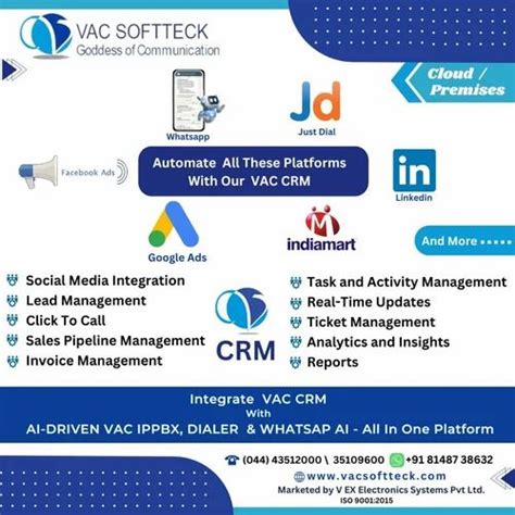 Call Center And Crm Software At Best Price In Chennai By V Ex Electronics