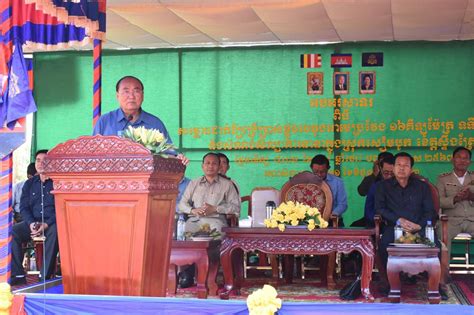 ថ្នាក់ដឹកនាំខេត្តស្ទឹងត្រែង អញ្ជើញជាអធិបតីក្នុងពិធីសម្ពោធដាក់ឲ្យប្រើប្រាស់ជាផ្លូវការនូវ ផ្លូវបេ