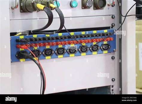Electric Control Panel With Multiple Inlet And Outlet Ports Used In