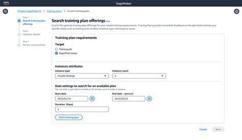 Speed Up Your Cluster Procurement Time With Amazon Sagemaker Hyperpod Training Plans