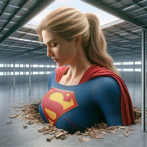 Giantess Supergirl In Warehouse By Colhogan On Deviantart