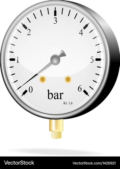 Manometer Royalty Free Vector Image VectorStock