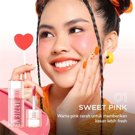 Jual New Dazzle Me Heart Melt Creamy Liquid Blushblush On Cream Di