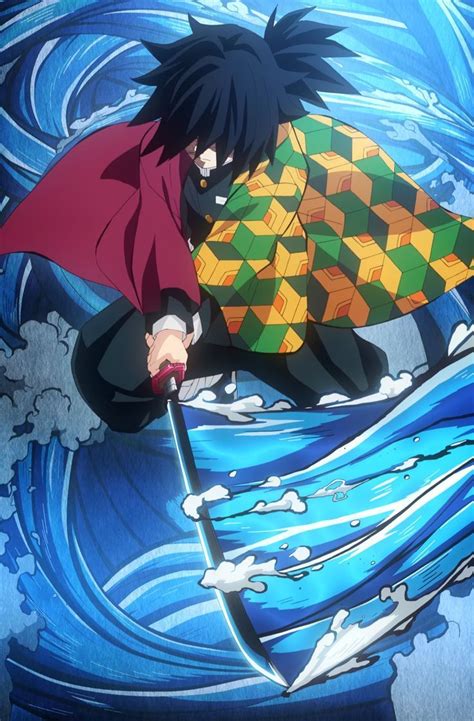Giyu Tomioka Water Hashira Demon Slayer Kimetsu No Yaiba Anime
