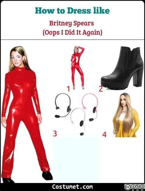 Britney Spears Oops I Did It Again Costume