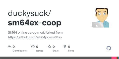 GitHub Duckysuck Sm64ex Coop SM64 Online Co Op Mod Forked From Https Github Com Sm64pc Sm64ex