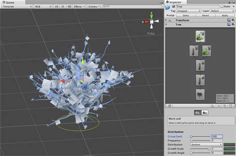 Tree 樹木 の作成 Unity マニュアル