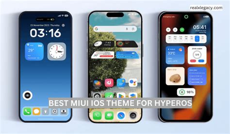 5 Best Miui Ios Theme For Xiaomi Miui And Hyperos Phones Realx Legacy