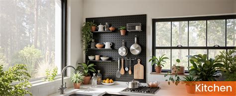 Enjoywood Pegboard 4 Pcs 24×16 Metal Peg Board Panels