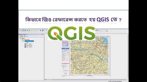 Tutorial Video 15 How To Make Georeferenced Image In Qgis Youtube