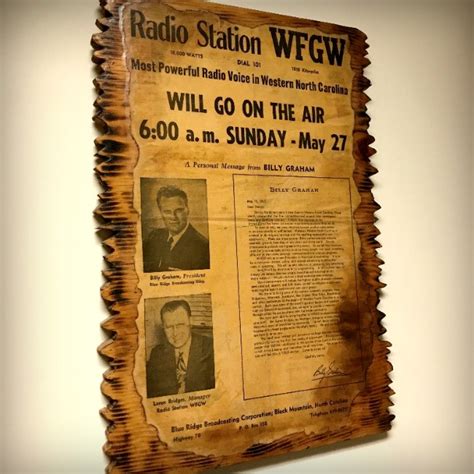 Radio Announcement Notes From The Cove