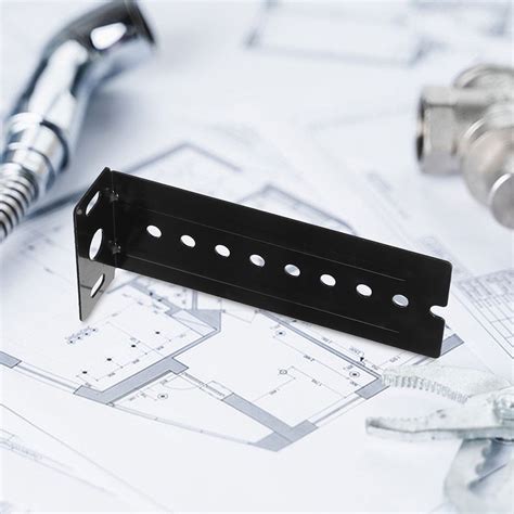 Frcolor 1 Set Of Stainless Steel Keyboard Tray Slides Bracket Rear Supports For Keyboard Drawer