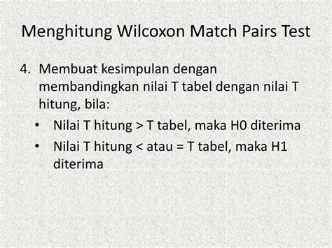 Ppt Wilcoxon Match Pairs Test Powerpoint Presentation Free Download Id3177934