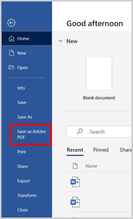 How To Convert Microsoft Word Files To Pdfs Step By Step