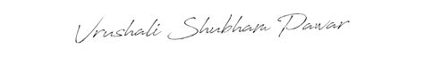 78 vrushali shubham pawar name signature style ideas good esignature