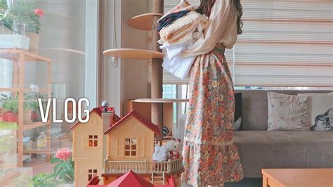 Sub 타오바오 원단 쇼핑 그리고 스커트 만들기 잔잔한 영화 질감 힐링 브이로그🎞 연어회 수제 애플민트차 실패한 계란빵 With 쉽겟 Youtube