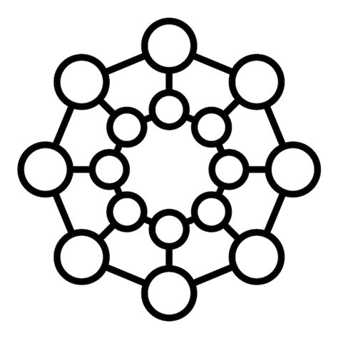 Premium Vector Networking Line Illustration