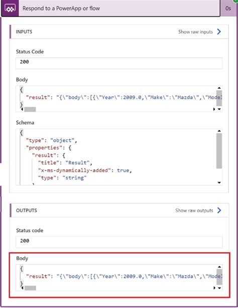 parse json power automate function get collection from a flow