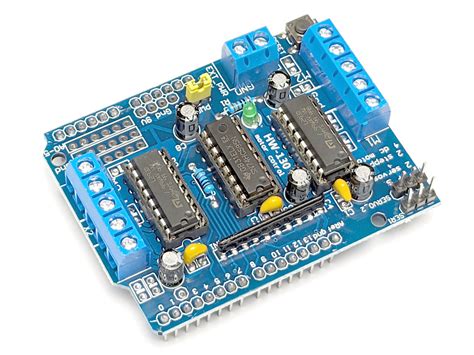 Dual L293d Motor Control Shield Arduino