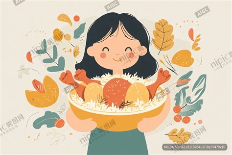 ai创作图采摘农家少女插画 采摘女孩插画 丰收季节人物 丰收主题插画 食品女孩插画 小女孩抱苹果包装插画 农家女孩水果插画 农家小女孩板栗插画