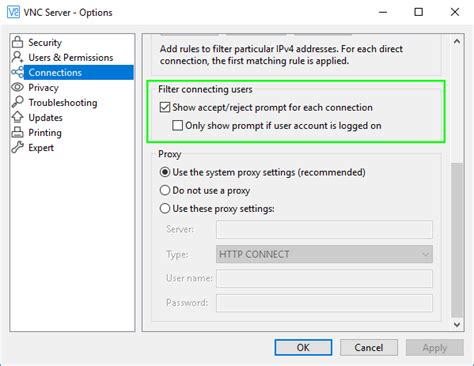 Requiring Connection Approval From A Remote Computer Owner Realvnc