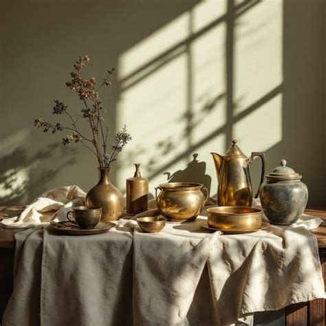 Free Brass And Shadows Image Brass Vintage Stilllife Download At Stockcake