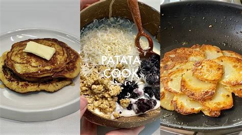 집밥 브이로그🥥ㅣ코코넛 치아씨드 카레 야채볶음 오트밀 팬케이크 감자전 치아씨드 요거트 볼 계란 양배추 오꼬노미야끼 Youtube