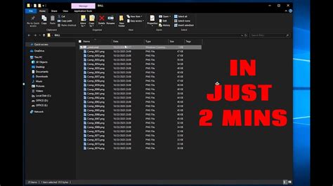 Rename Multiple Files Or Sequence Files In 2 Mins No Softwares No Cmd Youtube