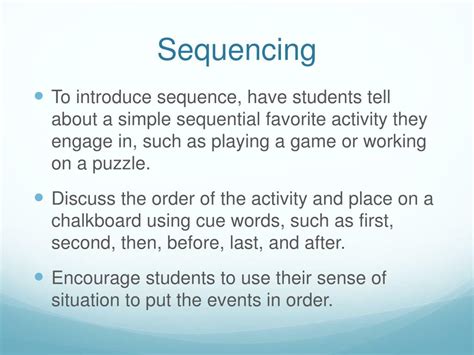 Ppt Sequencing Powerpoint Presentation Free Download Id2642173