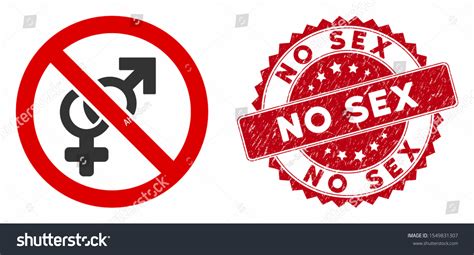 Vector No Sex Icon Grunge Round Stock Vector Royalty Free Shutterstock