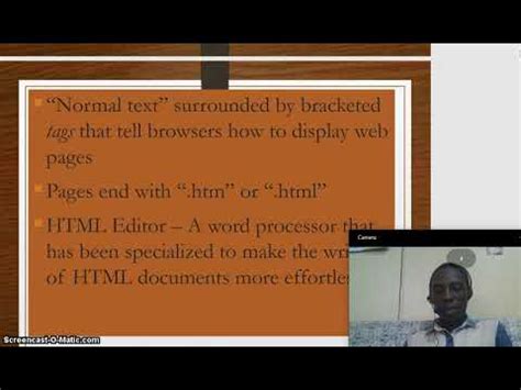 Introduction To HTML Lecture 1 YouTube