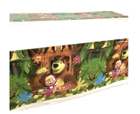 Покривка Маша и Мечока Gertrudys Парти декор и украса