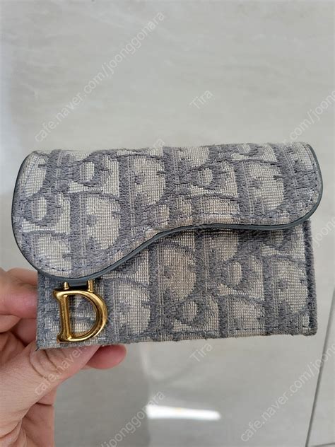 디올 오블리크 새들 카드지갑 그레이 숄더백 중고나라