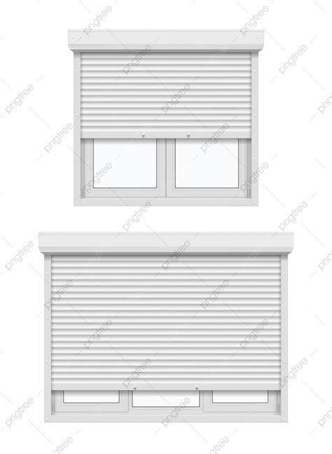 Roller Shutter Vector Design Images Windows With Roller Shutters Rail Protection Handle Png