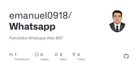 Github Emanuel0918whatsapp Pyautogui Whatsapp Web Bot
