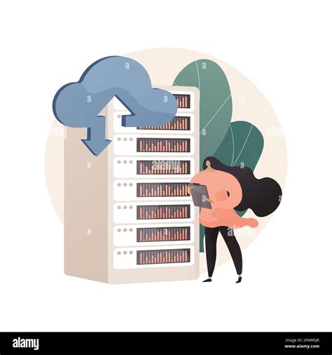 big data developer abstract concept vector illustration stock vector