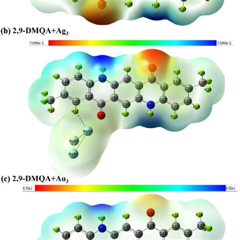 Homo Lumo Surfaces Of A 29 Dmqa B 29 Dmqa Ag 3 And C