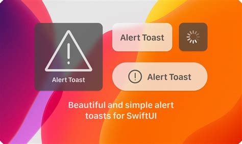 How To Toast Alerts In Swiftui Rswift