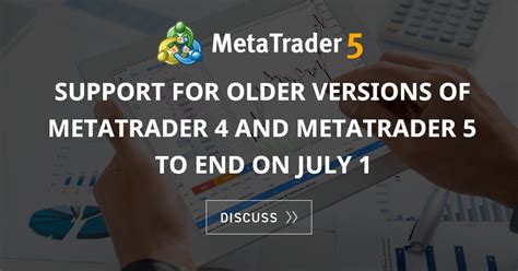 Support For Older Versions Of Metatrader 4 And Metatrader 5 To End On