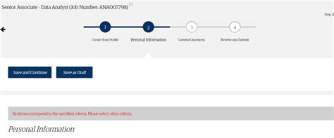 Genpact — Error No Items Correspond To The Specified Criteria Please