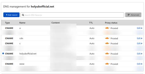 DNS Setup Titanium Network