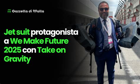 Jet Suit Protagonista A We Make Future 2025 Con Take On Gravity